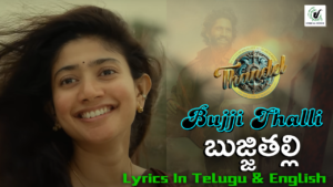 Bujji Thalli Song Lyrics In Telugu & English - Thandel | LyricalVenue